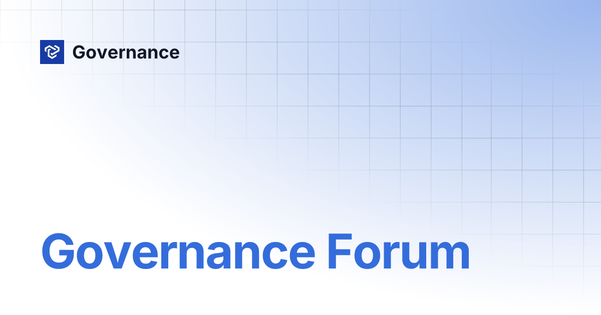 Governance Forum | Governance